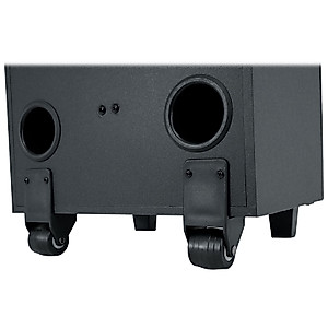 Rockville RockNGo 800 10" Portable Wireless Bluetooth Speaker w/LED/Wheels/Loud!, Black