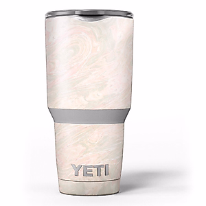 Design Skinz Pink Slate Marble Surface V47 - Skin Decal Vinyl Wrap Kit Compatible with The Yeti Rambler Cooler Tumbler Cups