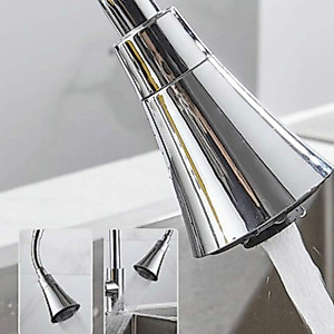 TOPBATHY Faucet Extender 360 Rotate Swivel Faucet Extension Tubes Adjustable Faucet Sprayer Faucet Diffuser Sprayer Hose for Kitchen Bathtub Sink