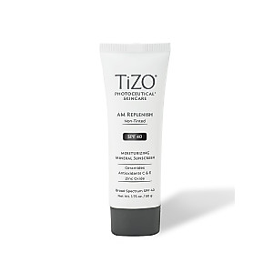 TIZO Photoceuticals Am Replenish Non-tinted Facial Mineral Sunscreen SPF 40, 1.75 oz