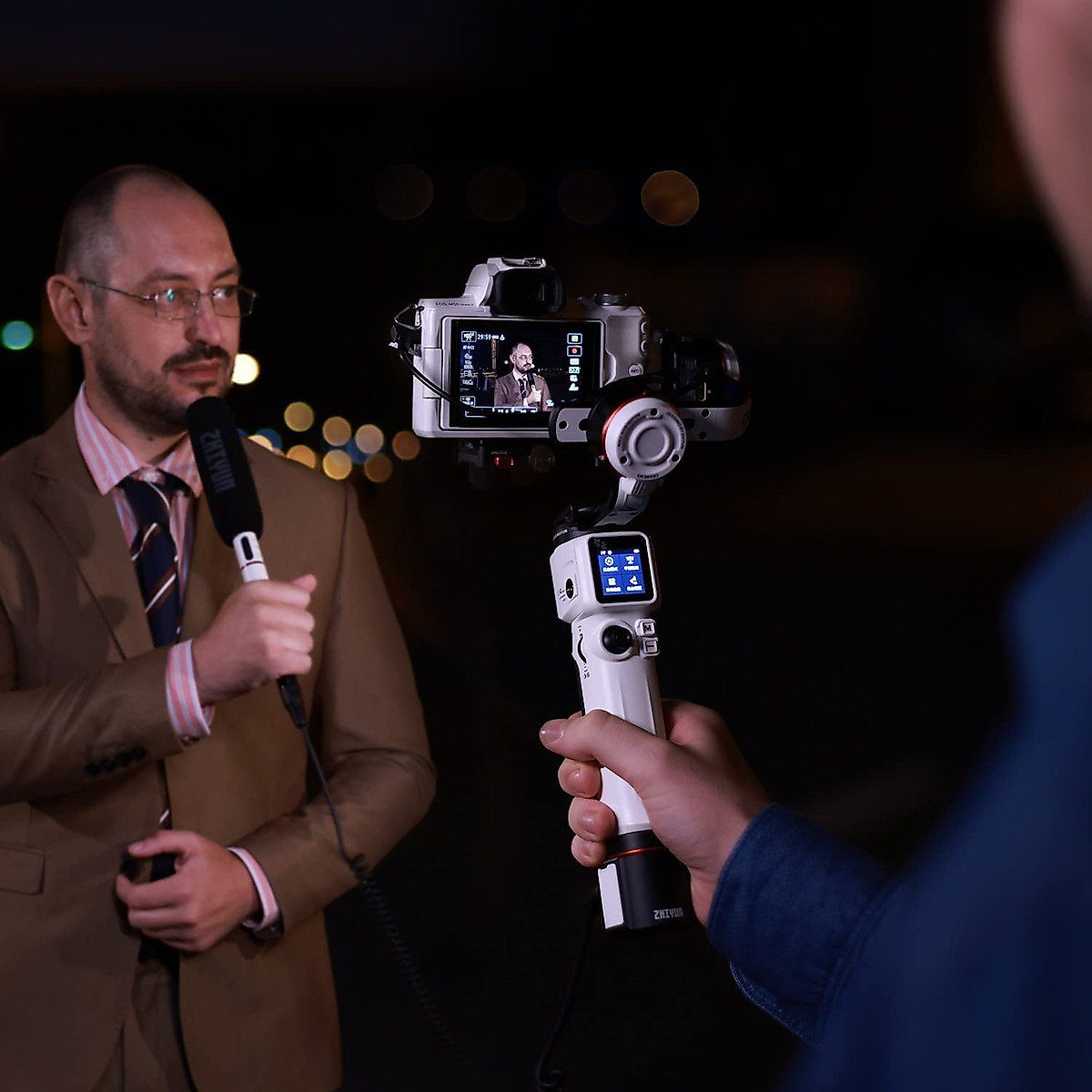 Zhiyun Crane M3 Combo Version 3-Axis Handheld Gimbal Stabilizer for Mirrorless Cameras Smartphone and Action Camera,Tripod Phone Clip Included