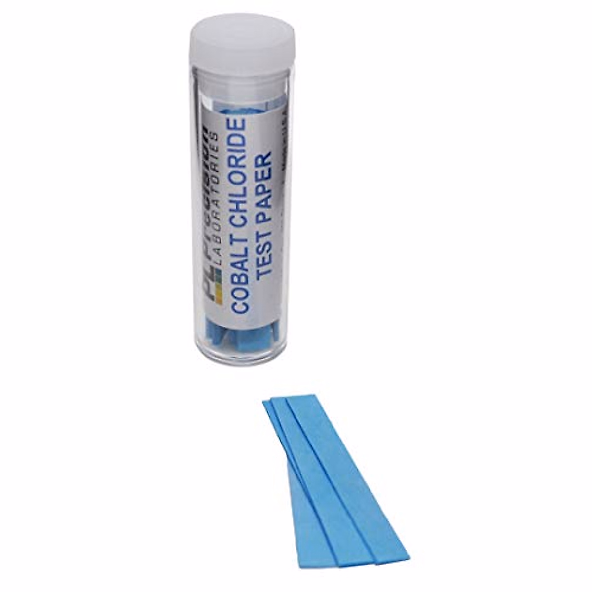 100PK Cobalt Chloride Test Papers for Testing Water Presence & Humidity - Eisco Labs