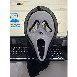 Fun World Ghost Face Mask As Seen In The Movie Scream, Adult