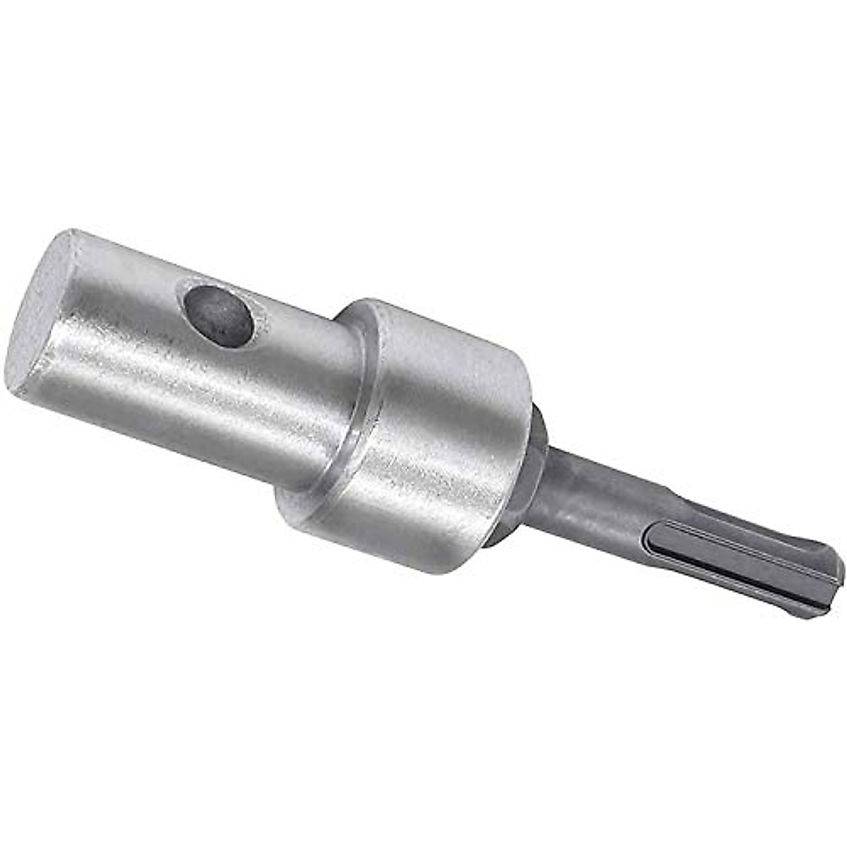 Garden Auger Power Drill Adapter fits Corded Drill and Cordless Drill, SDS Plus to 1/2-Inch(M13 x 15mm) Thread Keyless Drill Chuck Adapter Round Shank for Impact Driver