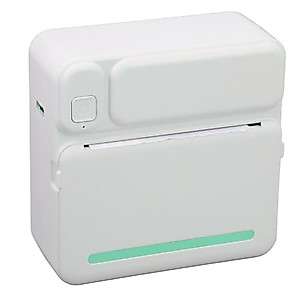 FUZHUI Mini Thermal Sticker Printer - Portable Inkless APP Phone Printer for Mini DIY Study Notes & Receipts (Green)