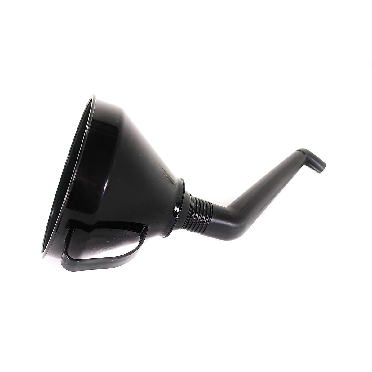 ValesaVales Right Angle Flexible Plastic Funnel Set Comes Complete with 2 Detachable Spout Attachments and Filter for Automotive Oil and Household Uses