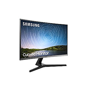 SAMSUNG 27-Inch CR50 Frameless Curved Gaming Monitor (LC27R500FHNXZA) – 60Hz Refresh, Computer Monitor, 1920 x 1080p Resolution, 4ms Response, FreeSync, HDMI,Black