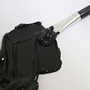 Mont Marte Discovery School Acrylic, Titanium White and Black, 1/2 Gallon (2 Liter). Ideal for Students and Artists. Excellent Coverage and Fast Drying. Pump Lid Included.