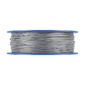 Dremel DigiLab PLA-SIL-01 3D Printer Filament, 1.75 mm Diameter, 0.75 kg Spool Weight, Color Silver, RFID Enabled, New Formula and 50 Percent More per Spool