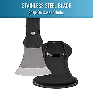 DMI Steak Knife, Rocker Knife, Curved Knife, Verti Grip Kitchen and Dinner Steak Knife for Ease of Chopping or Limited Hand Strength, Dishwasher Safe, Stainless Steel Blade