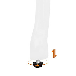 Topeakmart Garden Bench Outdoor Bench for Patio, Cast Aluminium Park Bench for Garden, Backyard, Lawn, Porch, Path