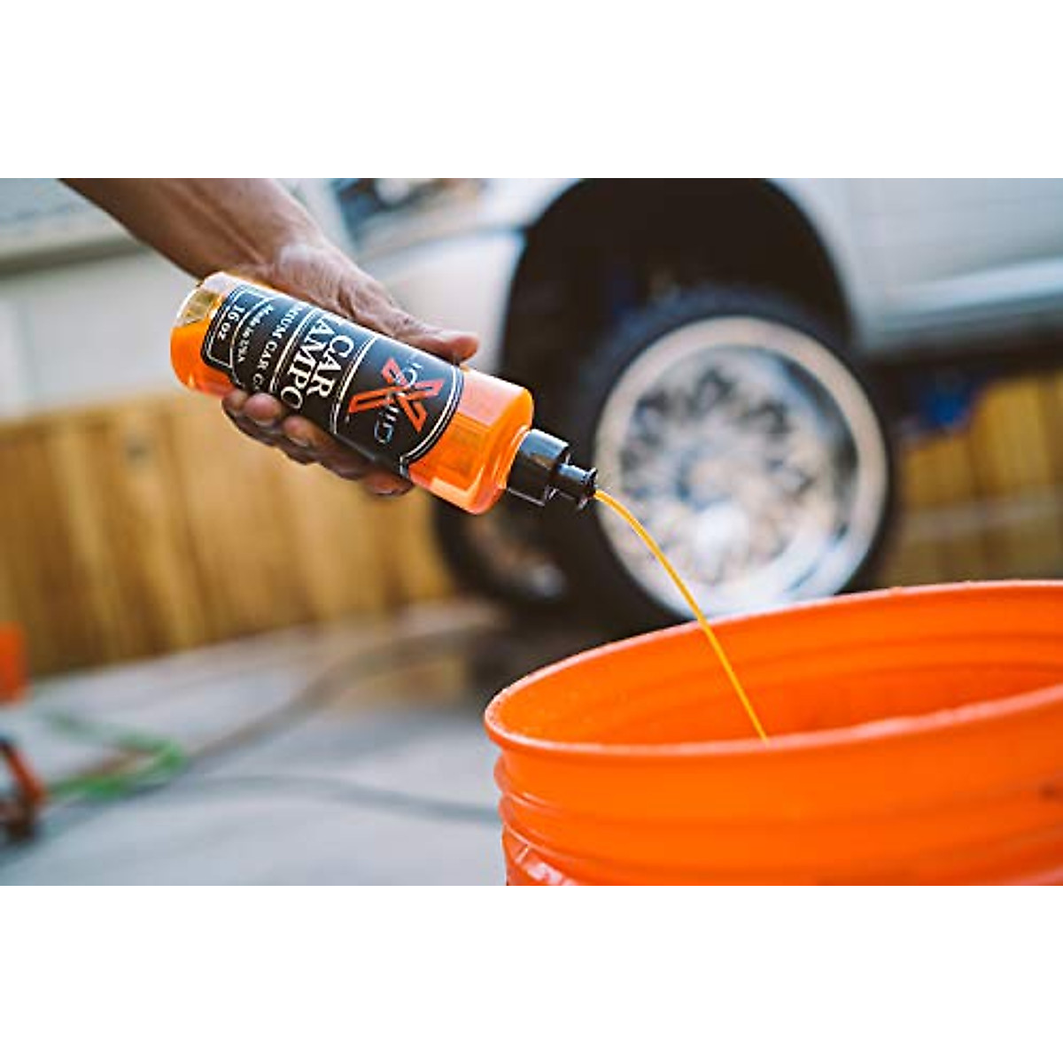 Liquid X Car Shampoo - Ultra Sudsy Car Wash, pH Neutral Formula for Safe Washing - Highly Concentrated Ultra Foam (16 oz)