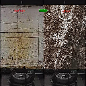 Luxury Self Adhesive Contact Paper Kitchen Stickers Roll/Oil Proof Waterproof Kitchen Countertop Furniture Film Wallpaper Stove Cabinet Stickers 24×200 inch