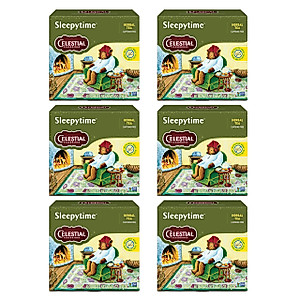 Celestial Seasonings Herbal Tea, Sleepytime, 40 Count (Pack of 6)