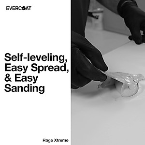 Evercoat Rage Xtreme - High Performance Premium Lightweight Pinhole-Free Body Filler - 128 Fl Oz