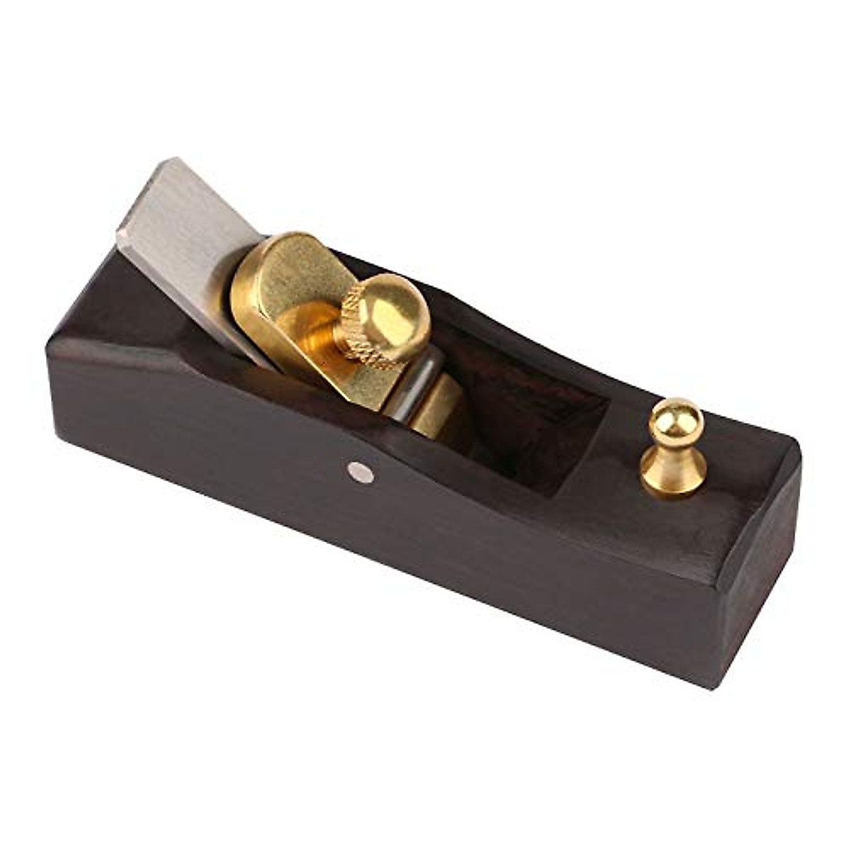 Katfort Mini Hand Planer for Woodworking, 3.2inch Wood Planer Hand Tool Flat Bottom Trimming Plane for Wood Planing Surface Smoothing, with 1 Planer Blade and 1 Metal Fixer