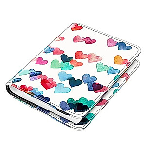 Fintie Mini Photo Album for 3-Inch Film - 104 Pockets Album for Fujifilm Instax Mini 11/12/40/EVO Instant Camera & Mini Link 2 Printer, Raining Hearts