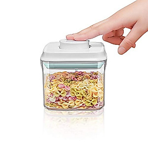 iChewie - BopTop (1pc - 500ml) Airtight Food Storage Container – Mechanical Silicone Seal Canister - BPA-Free - 0.5Qt