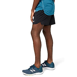 New Balance Men's Accelerate 7 Inch Short, Black, X-Large