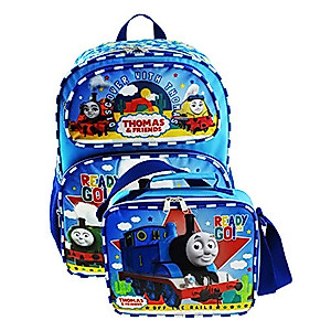 ARDOUR VAN GenericJINCHENG YSECTL Thomas & Friends Full Size 16 inch Deluxe Backpack with Matching Insulated Lunch Box