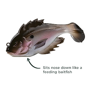 Catch Co 10,000 Fish Head Hunter 3.25" Soft Swimbait (Lavalamp)