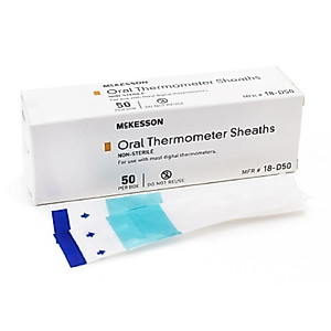 Mckesson Sheath for Oral Digital Thermometer - Box of 50 - Model 18D50 by Mckesson