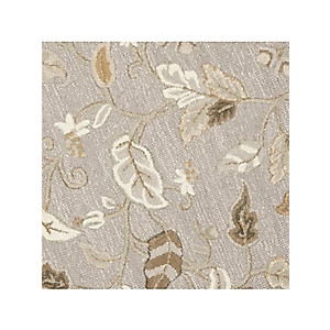 Martha Stewart Autumn Woods Francesca Black Wool/Viscose Rug - 8' x 10'