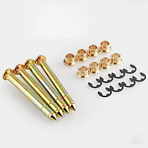 Door Hinge Roller Pin Door Hinge Pin and Bushing Kit Hinge with Pin LEDAUT Replacement for Ford F150-F350 Bronco SUV