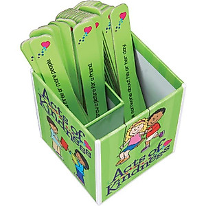 Really Good Stuff Acts of Kindness Double Cup Management System – Encourage Mindfulness, Acts of Kindness Among Students – Includes 30 Unique Write-On/Wipe-Off Sticks with a Customizable Blank Side
