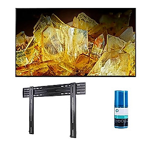 Sony XR55X90L 55 inch 4K BRAVIA XR Full Array LED Smart Google TV with a LL11-B1 Super Slim Fixed-Position Wall Mount for 40 Inch - 85 Inch TVs and HDTV Screen Cleaner Kit (2023)(USED)