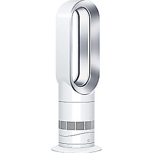 Dyson Hot+Cool AM09 Tower Bladeless Fan Heater - White/Silver (Renewed)
