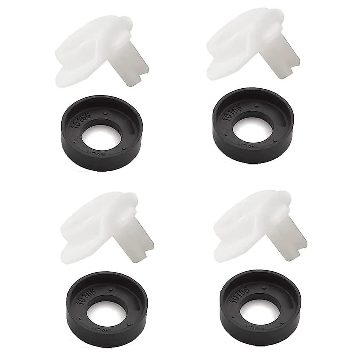 4PCS 101237 OEM for Moen Cup Seal & Diverter Gate for Plumbing Fixture or Faucet, 3800 Tub Spout Replacement Part