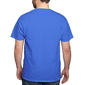 CafePress Canine Dept. Mastiff Dark T Shirt Men's Traditional Fit Dark Casual Tshirt Royal