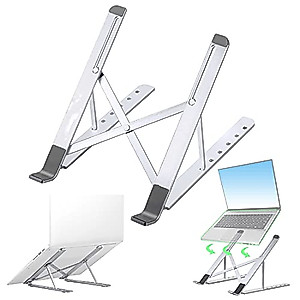 SDGH Folding Laptop Stand Ventilated Aluminum Cooling Adjustable Portable Desktop Stand Tablet Holder for Stand