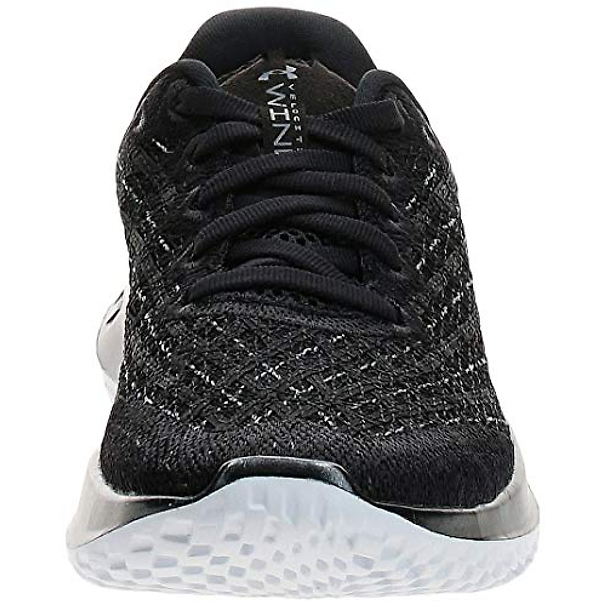 Under Armour Womens Flow Velociti Wind Synthetic Textile Black Black Trainers 8 US
