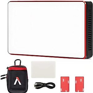 Aputure Amaran MC RGBWW LED On Camera Light Portable Photography Light TLCI/CRI 96+ RGB 0-360 Full Color 3200-6500K Adjustable 0-100% Stepless Dimming with Magnet Adsorption Function,Wireless Charging