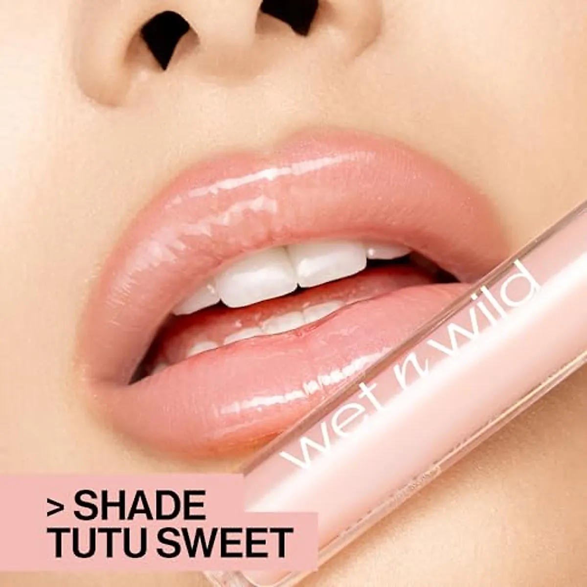 wet n wild Mega Slicks Lip Gloss | Long Lasting | Hyaluronic Acid | High Shine | Champagne Please