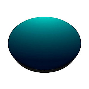 Teal Blue Ombre Fade Light to Dark PopSockets PopGrip: Swappable Grip for Phones & Tablets