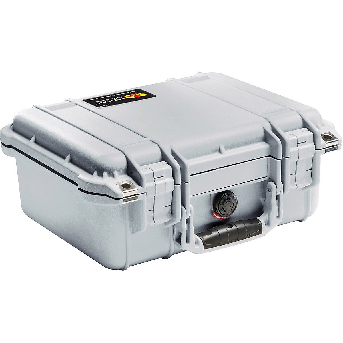Pelican 1400 Camera Case With Foam (Silver)