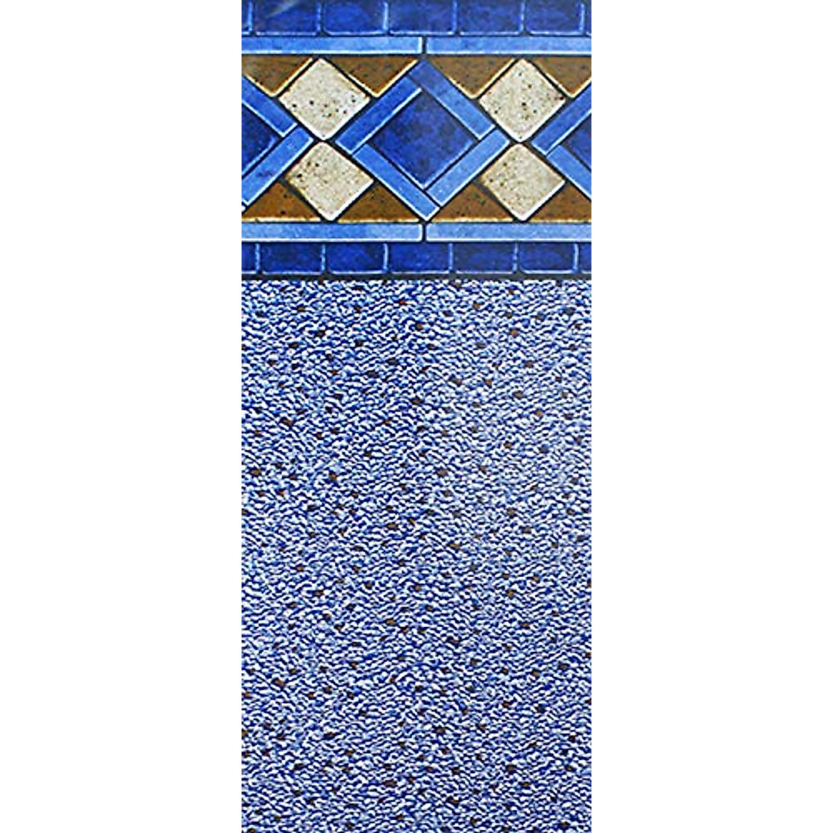 Smartline Mosaic Diamond 27-Foot Round Pool Liner | UniBead Style | 48-Inch Wall Height | 25 Gauge Virgin Vinyl Material | Strong and Durable Liners | Designed for Steel Sided Above-Ground Pools