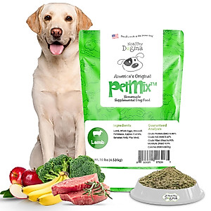 Healthy Dogma - PetMix Dehydrated Dog Food - Lamb Dog Food - Raw Dog Food - Grain Free, Clean Ingredient Dog Food - No Preservatives, Homemade Dog Food Lamb Dinner (10 lbs)