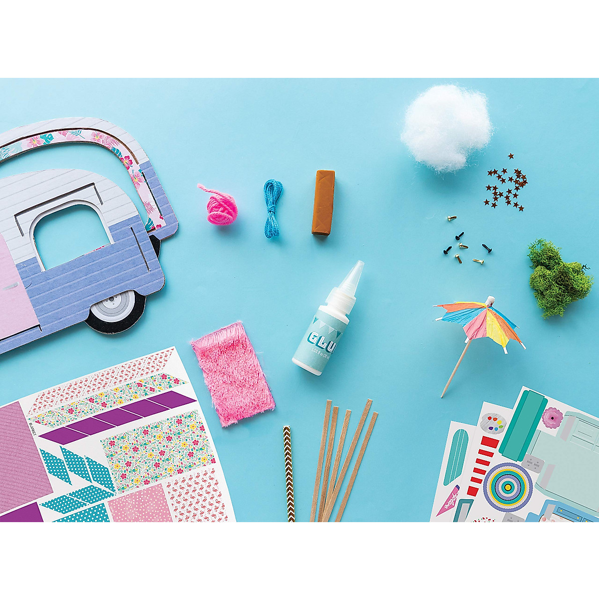 Klutz Make Your Own Tiny Camper Craft Kit