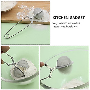 2Pcs Powdered Sugar Duster Flour Duster Wand for Baking Round Flour Sieve Strainer Colander Baking Straining for Sugar Flour and Spices