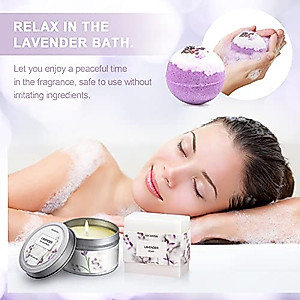 Birthday Gifts for Women Bath and Body Works Gifts Set for Women Spa Gifts Baskets for Women Bubble Bath for Women Lavender Gifts for Women,Mom,Her,Sister,Wife,Auntie Wine Tumbler Purple Womens Gifts