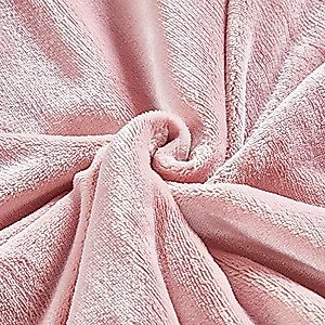 Thesis Sherpa Fleece Throw Blanket for Couch Blush Throw Blanket – Fuzzy Cozy Warm Sherpa Blanket Throw, 50x60 Inches