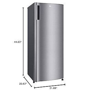 LG LRONC0605V 6 Cu. Ft. Platinum Silver Single Door Refrigerator