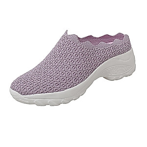 ZHOUXINGB Slippers for Women, Wedge Sandals for Women Size 12 Indoor Sandals Tie Up Dress Shoes Arch Support Shoes High Heel Flip Flops Vacation Vintage Shoes for Women