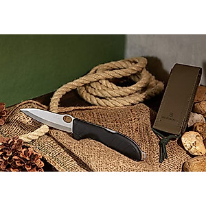 Victorinox 0.9411.M3 Hunter Pro M Black with Pouch 136mm The Go-to Tool for Dressing Game on Your Hunting Expeditions in Black 5.4 inches