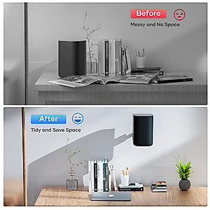 notiela Speaker Ceiling Mount for Roku Speaker Wall Mount - Tilt and Swivel Adjustable Mounting Brackets for Roku Wireless Speaker with Hardware Kit, 1 Pack