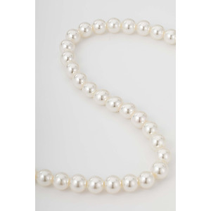 BABEYOND Round Imitation Pearl Necklace Wedding Pearl Necklace for Brides